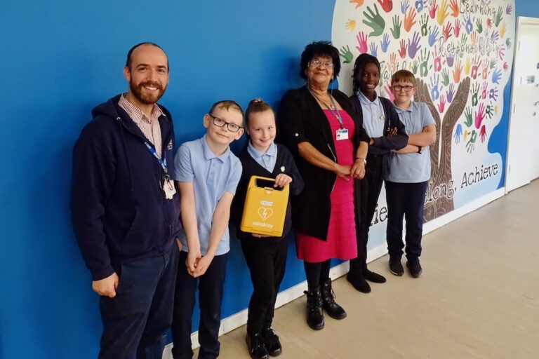 A new defibrillator for Middleton St Mary's - South Leeds Life
